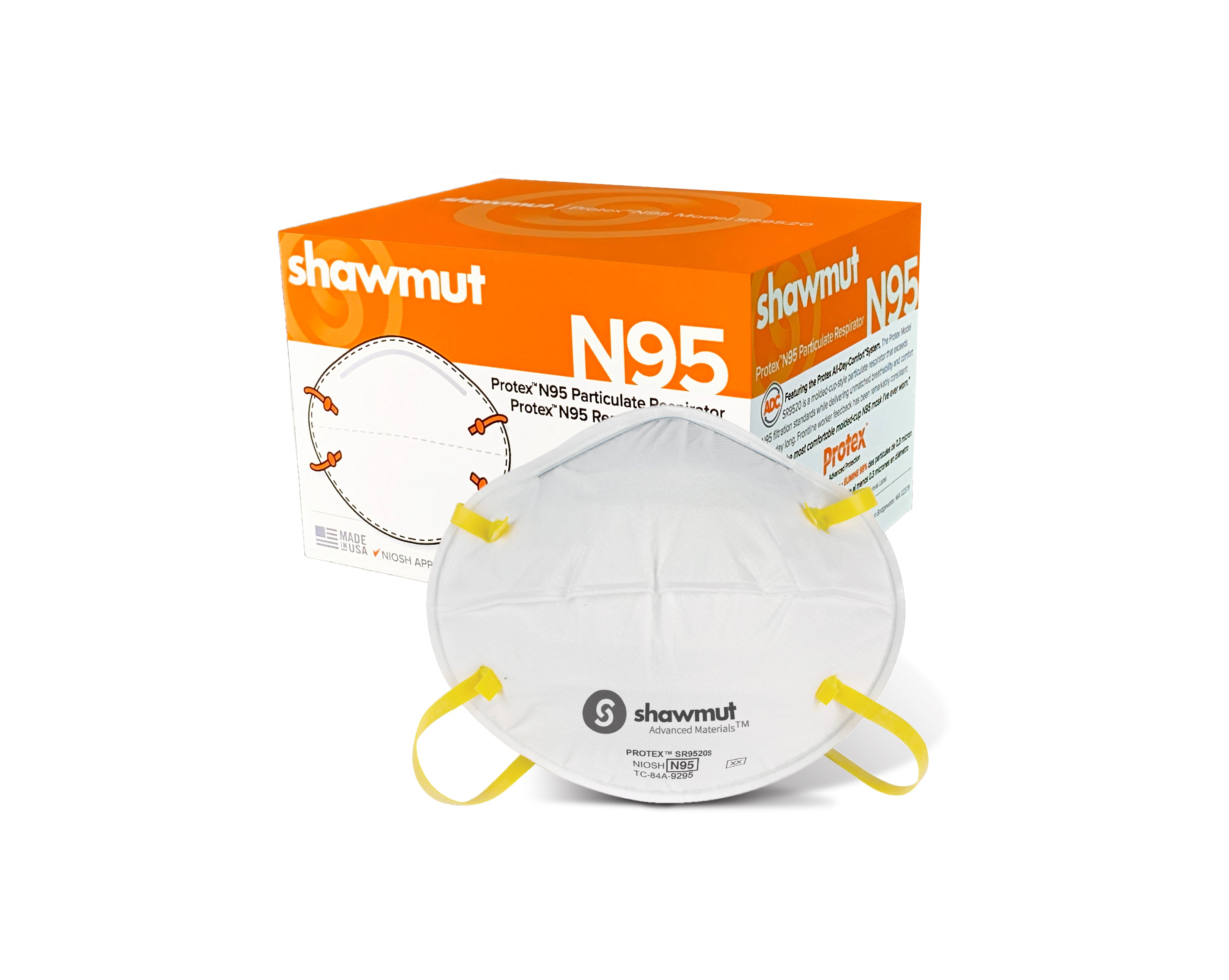 Shawmut Protex N95 Particulate Respirator (Cup) – Armbrust American